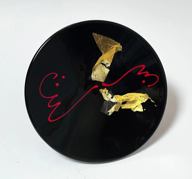 PETER COLLIS NEW Zealand Studio Pottery Gold Leaf Dish Signed Ceramic ...