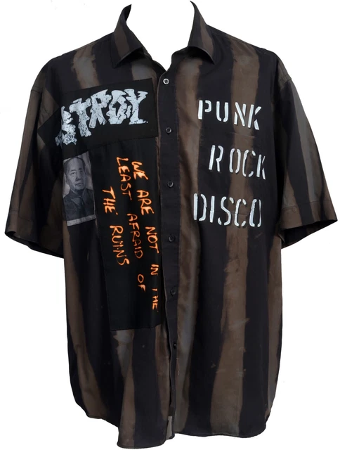 MEN'S SEDITIONARIES SHIRT 1977 Punk Destroy Chaos Punk Rock Disco - 2XL ...