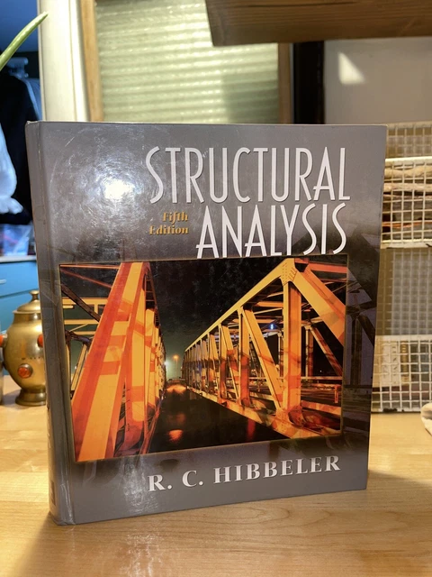 STRUCTURAL ANALYSIS BY Russell Hibbeler Fifth Edition 2002 W/CD ROM $40 ...