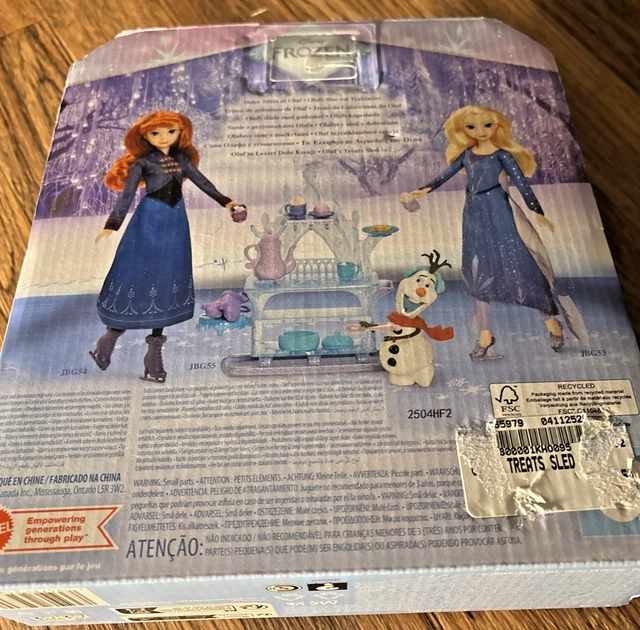 DISNEY FROZEN OLAF’S Treats Sled Playset NEW Elsa Anna Olaf Tea Set $17 ...