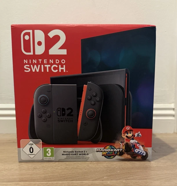 NINTENDO SWITCH 2 Console Mario Kart World Bundle In Hand £481.02 ...