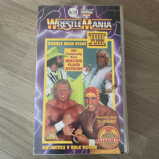 VINTAGE WWF WRESTLEMANIA VIII Ppv VHS Silver Vision 1992 WWE Wrestling £11.12 - PicClick UK
