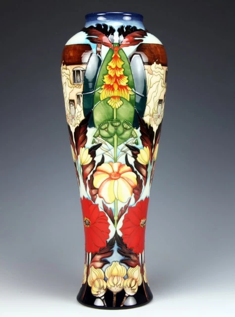 MOORCROFT SISSINGHURST CASTLE & Garden Trial Vase, 121/14, Dated, Best ...