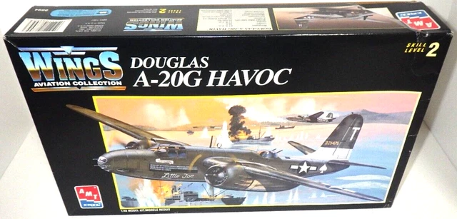 AMT ERTL 1/48 Douglas A-20G HAVOC Model Kit 8894 NISB 1994 Ali dal ...