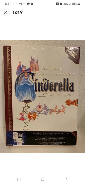 WALT DISNEY CINDERELLA Masterpiece Collection VHS Video Box Set RARE ...