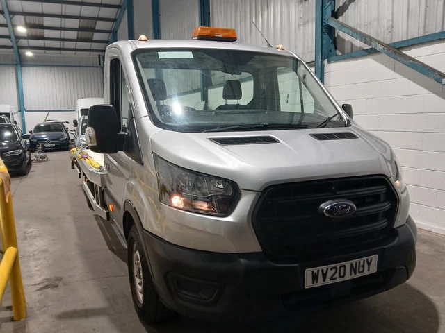 FORD TRANSIT 20 Reg Car Transporter Recovery Truck No Vat Silver Euro 6 ...