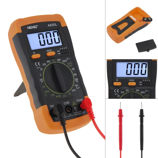MULTIMETERS VOLTMETER AC/DC Ohmmeter Ammeter Capacitance OHM Tester ...