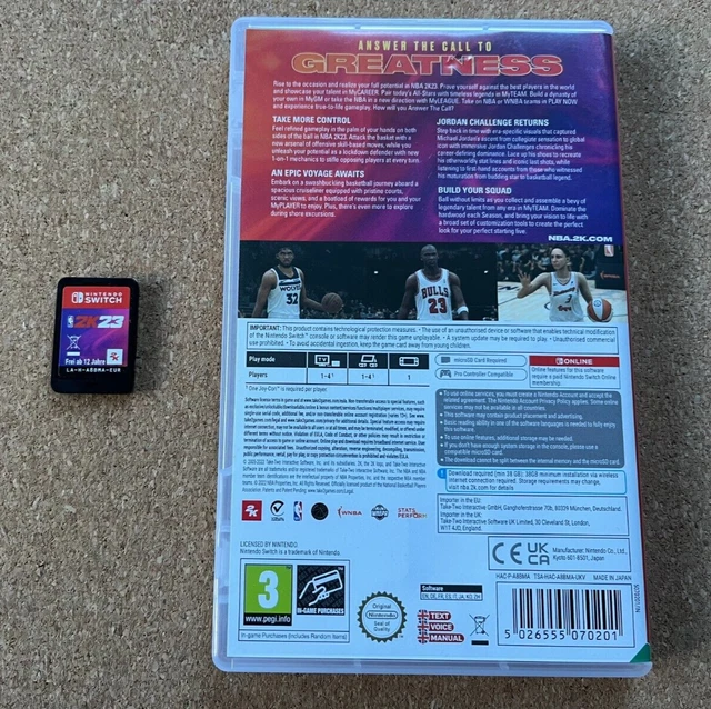 NBA 2K 23 for Nintendo Switch £13.99 - PicClick UK