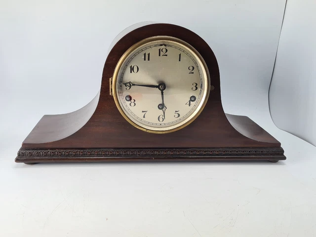 STUNNING MAHOGANY WESTMINSTER Whittington Dual chime Mantel clock £130. ...