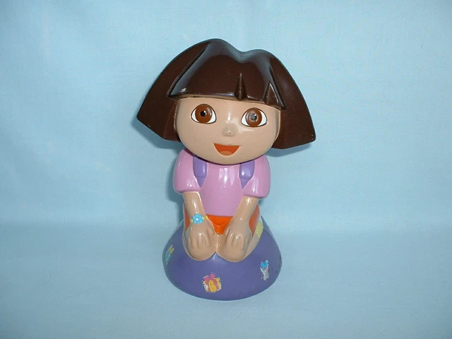 DORA THE EXPLORER Plastic Money Box Coin Bank Figure (NICKELODEON/NICK ...