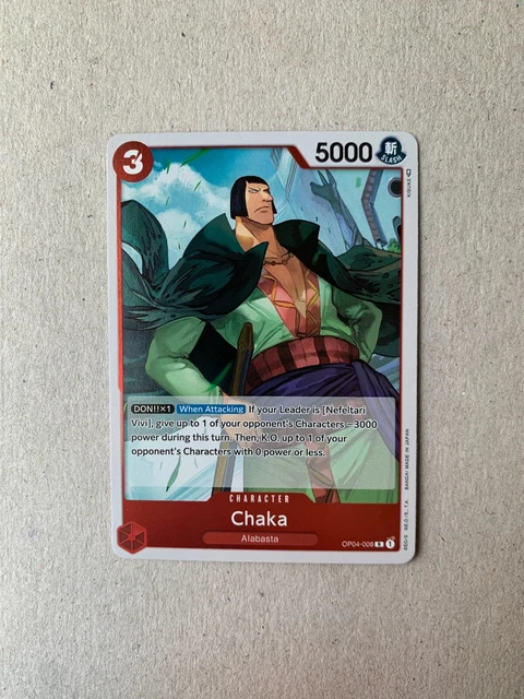 ONE PIECE : Kingdoms of Intrigue Chaka (R) OP04-008 Eng Neuf/M EUR 1,08 ...