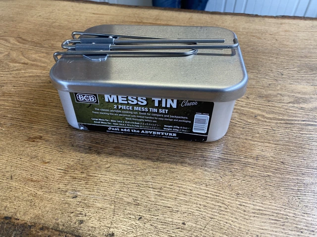 BRITISH ARMY MESS tin lid rare 80s style frying pan NOS Bushcraft ...