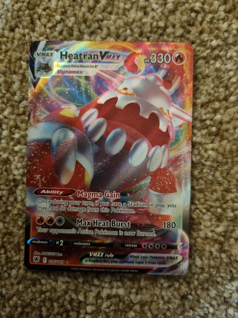 POKÉMON TCG HEATRAN VMAX Sword & Shield - Astral Radiance 026/189 Holo ...