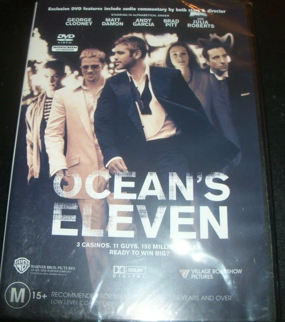 OCEANS 11 (GEORGE Clooney Brad Pitt Matt Damon) (Australia Region 4 ...