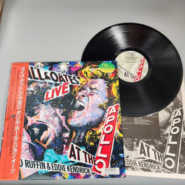 LIVE AT THE APOLLO DARYL HALL JOHN OATES RPL 8312 vinyle OBI JAPON LP ...
