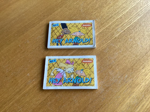 KELLOGS NICKELODEON HEY Arnold Flip Books -No 4 & 5 -Cereal Toy 1997 £4 ...