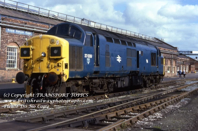 DIESEL RAILWAY PHOTO CLASS 37 ENGLISH ELECTRIC TYPE 3 No 37053 ...