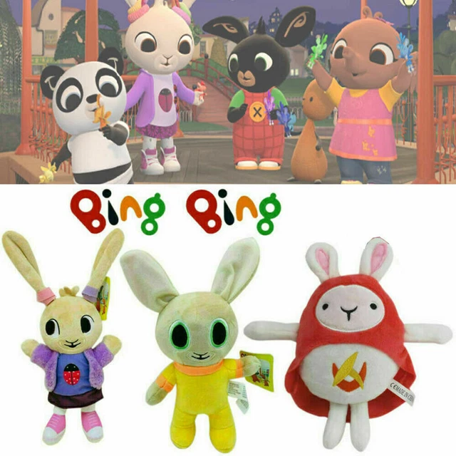 BING BUNNY COCO Sula Flop Pando Friend Hoppity Voosh Soft Plush Kid Toy ...