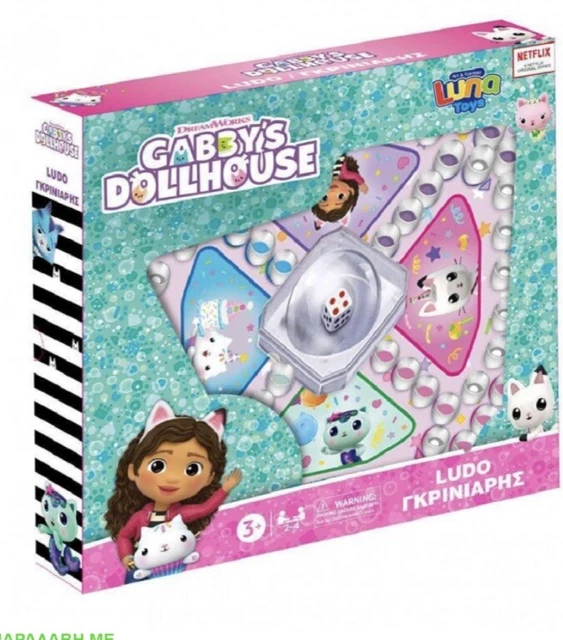 GABBY’S DOLLHOUSE POP Up Ludo Game NEW Netflix Dreamworks £12.00 ...