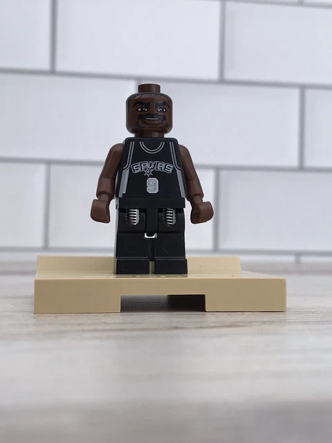 LEGO SPORTS BASKETBALL NBA Minifigure Tony Parker # 8 SPURS Black ...