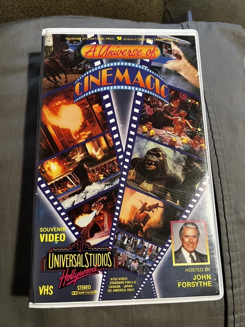 A UNIVERSE OF Cinemagic Universal Studios Hollywood Souvenir VHS 1992 ...