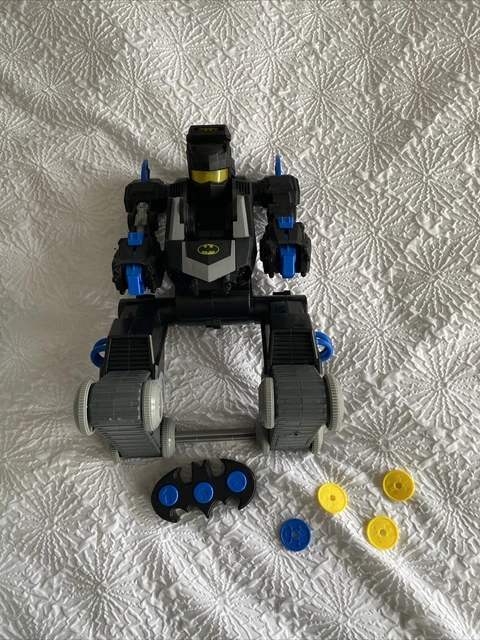 FISHER PRICE IMAGINEXT Batman Batbot With Remote Control Transforming ...