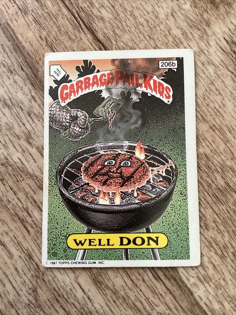 THE GARBAGE PAIL Kids Card 206b Well Don 1987 Topps Chewing Gum Inc. UK ...