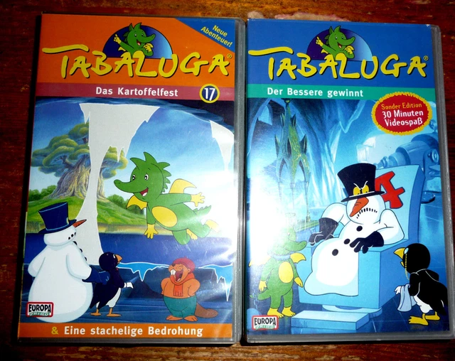 2 X VHS Video Kassetten Tabaluga Das Kartoffelfest &Tabaluga Der ...