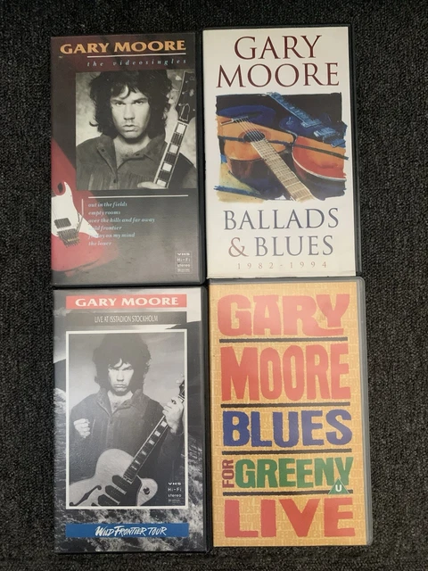 GARY MOORE VHS Video Tapes Bundle X4 £10.80 - PicClick UK