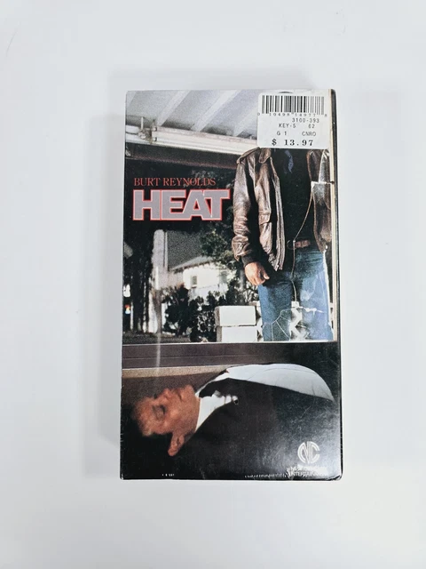 HEAT VHS BURT Reynolds, Peter MacNicol, Howard Hesseman- New Factory ...