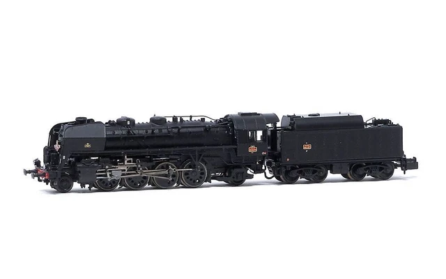 STEAM TRAIN LOCOMOTIVE 141 R 1173 Model Mistral Boxpok Wheels SNCF 1: ...