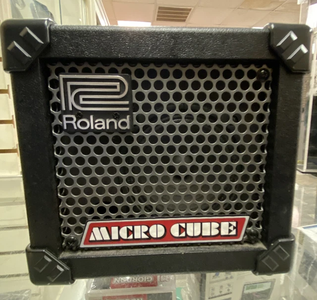 AMPLI MICRO CUBE Roland avec 6 effets DSP et adaptateur secteur EUR 113 ...
