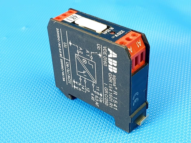 ABB R1541 INTERFACE Relais 220V GHR1541601R1 220V Relaisbaustein Inkl ...