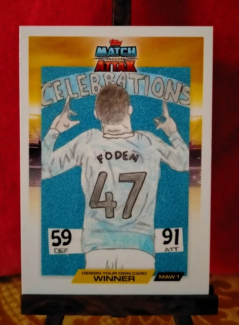 TOPPS MATCH ATTAX CL 2025/26 - Foden Celebrations Design Your Own Card ...