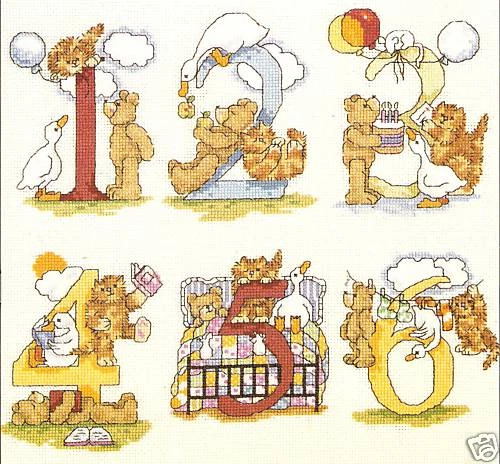 LIVRET MOTIF DE tableau de point de croix amusant avec chiffres DMC EUR ...