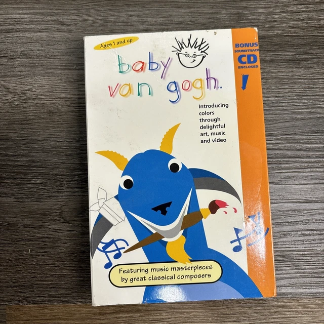 BABY EINSTEIN ~ BABY VAN GOGH ~ VHS, 2001 ~ Exploring Colors ~ 1 - 4 ...