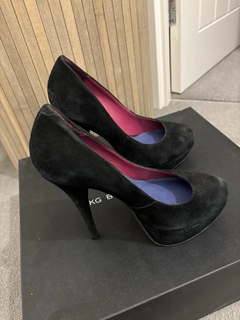 KURT GEIGER BLACK Platform Stiletto £13.94 - PicClick UK