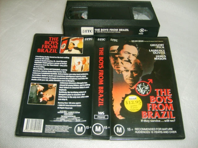 THE BOYS FROM BRAZIL - 1978 VHS - Gregory Peck:James Mason:Laurence ...