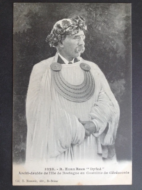 CPA RARE L'ARCHI druide Barde REVEREND PASTEUR Evan REES " DYFED " Fishguard EUR 25,92 - PicClick FR