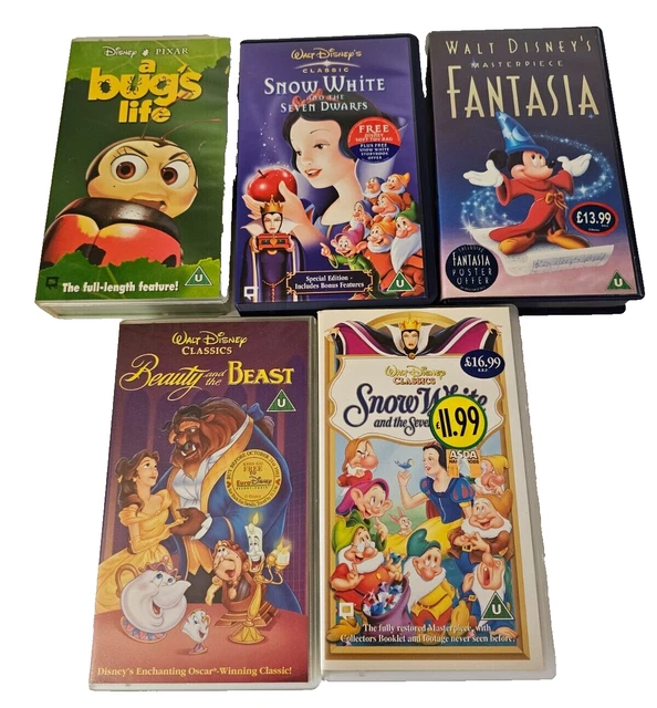 VHS WALT DISNEY Classics Bundle {pap} £8.99 - PicClick UK