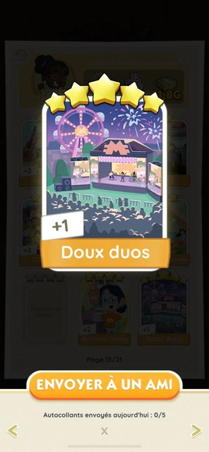 MONOPOLY GO - Doux Duos - 5 Étoiles 🌟 EUR 9,50 - PicClick FR