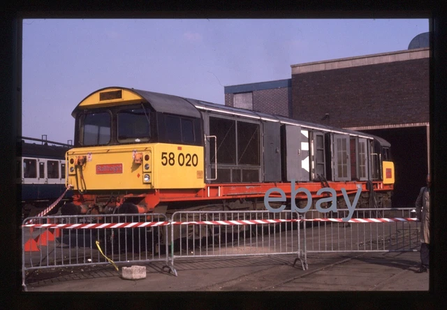 ORIGINAL 35MM SLIDE - Class 58 - 58020 at Doncaster works on 3.10.87. £ ...