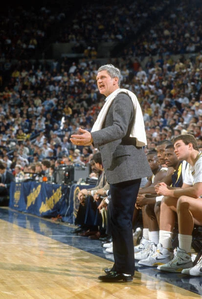 HEAD COACH BILL Frieder University of Michigan looks on du- Basketball ...