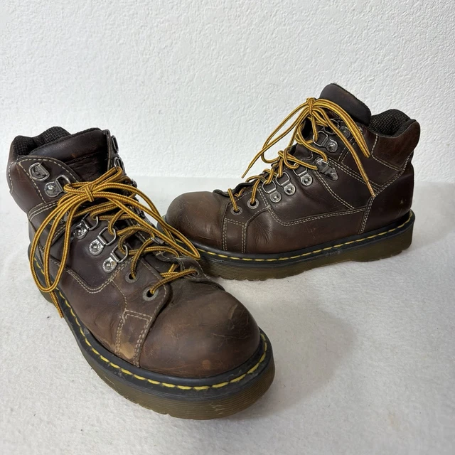 DR DOC MARTENS DM's Mens Boot Size 9 US Brown Leather Chukka Y2k Lace ...