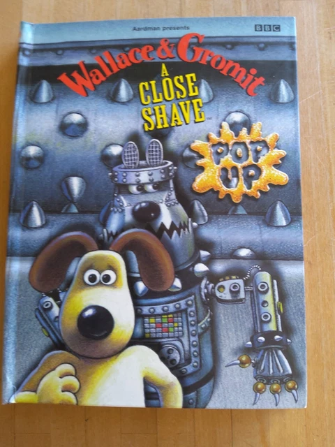 WALLACE & GROMIT- a Close Shave Pop-Up Hardback Book by BBC+3 pages of ...