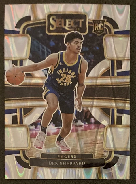 BEN SHEPPARD RC 2023-24 Panini Select Acourse Tettonico Argento Prizm ...