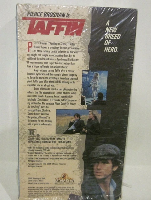 BANDE FILM VHS TAFFIN Pierce Brosnan Ray McAnally Alison Doody EUR 4,94 ...