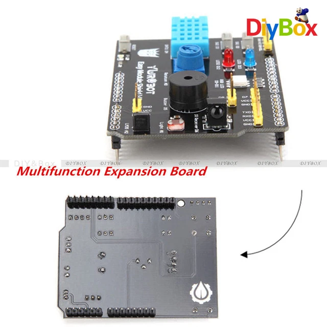MULTIFUNCTION EXPANSION BOARD DHT11 LM35 Temperature Humidity For ...