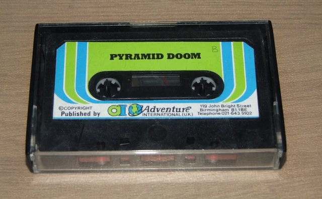 BBC MICRO MODEL B cassette game: Pyramid of Doom. Adventure ...