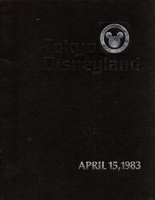 WALT DISNEY'S TOKYO Disneyland Opening Day Program - April 15, 1983 £37 ...